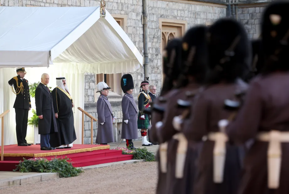 The King hosts King Hamad of Bahrain at Windsor Castle | The Royal Family